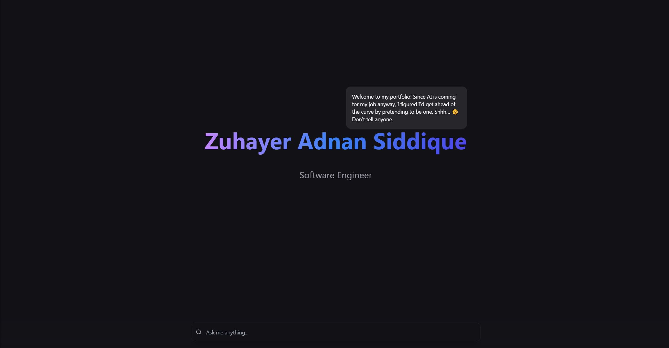 Zuhayer | Portfolio